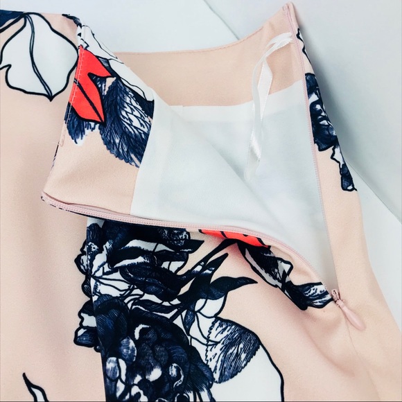 Morrisday | Skirts | Morrisday Ruffled Side Floral Skirt | Poshmark